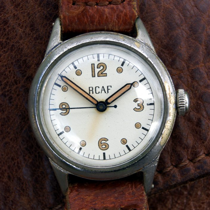 1942 WW2 Rare RCAF Royal Canadian Air Force Military Pilots Watch with ...