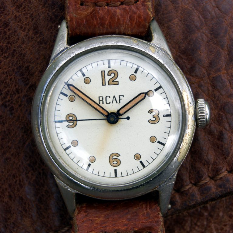 1942 WW2 Rare RCAF Royal Canadian Air Force Military Pilots Watch with ...