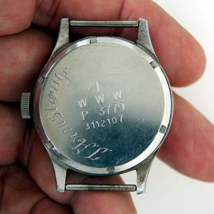 Superb c1945 WW2 Record British Army Officers Watch with Military Issue ...