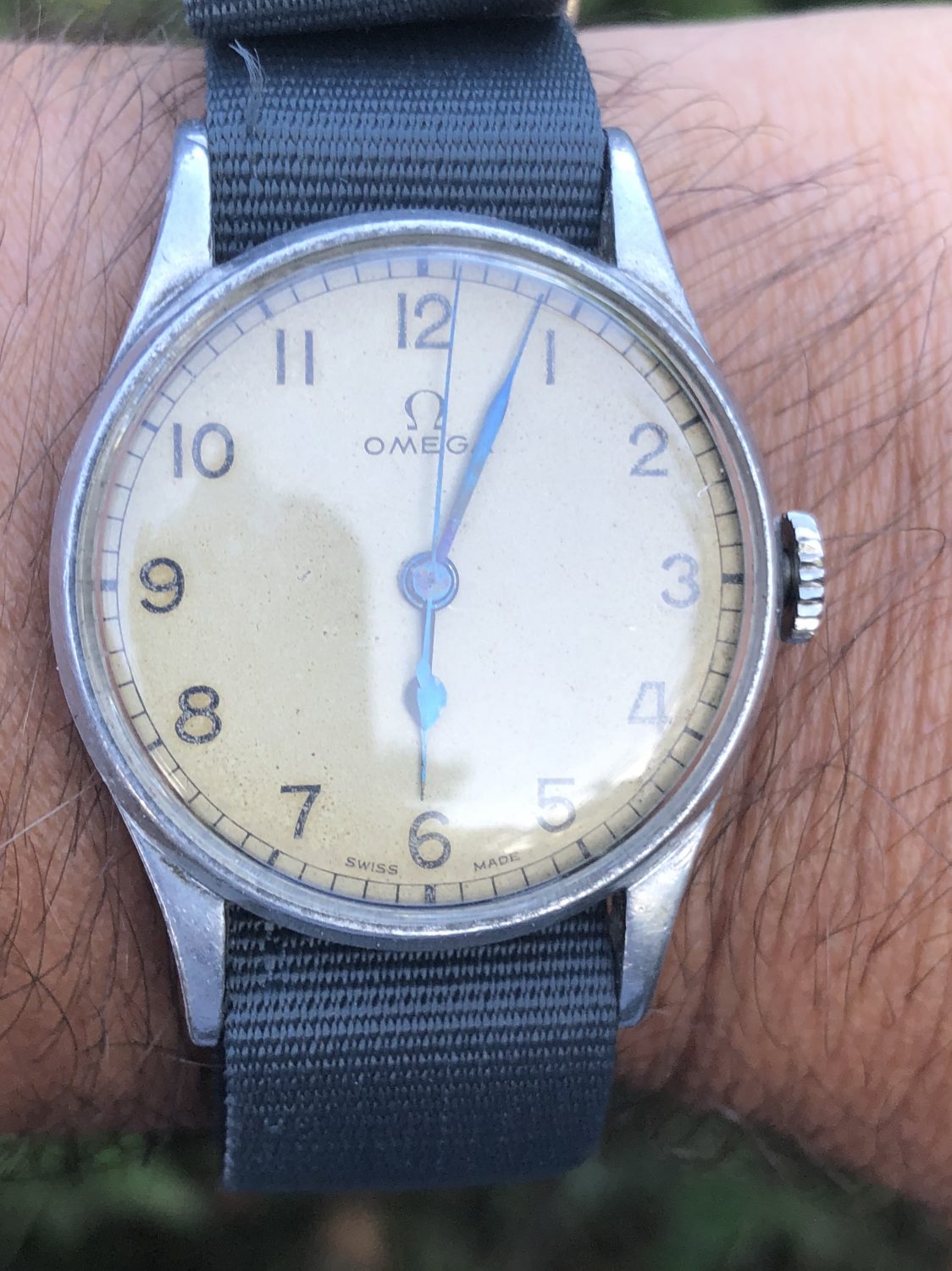 Rare 1942 Omega Air Ministry Issued 6B/159 RAF Spitfire Pilot’s Watch ...