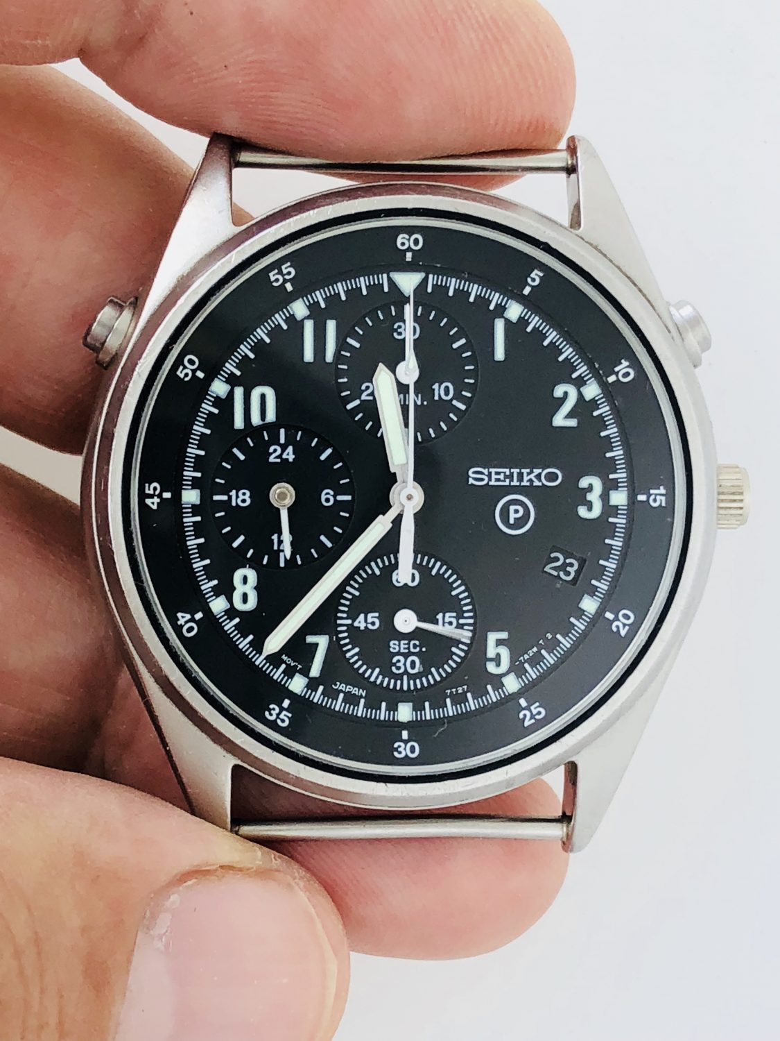 1993 Gen 2 RAF Military Pilot’s Chronograph Broadarrow Military Issue ...