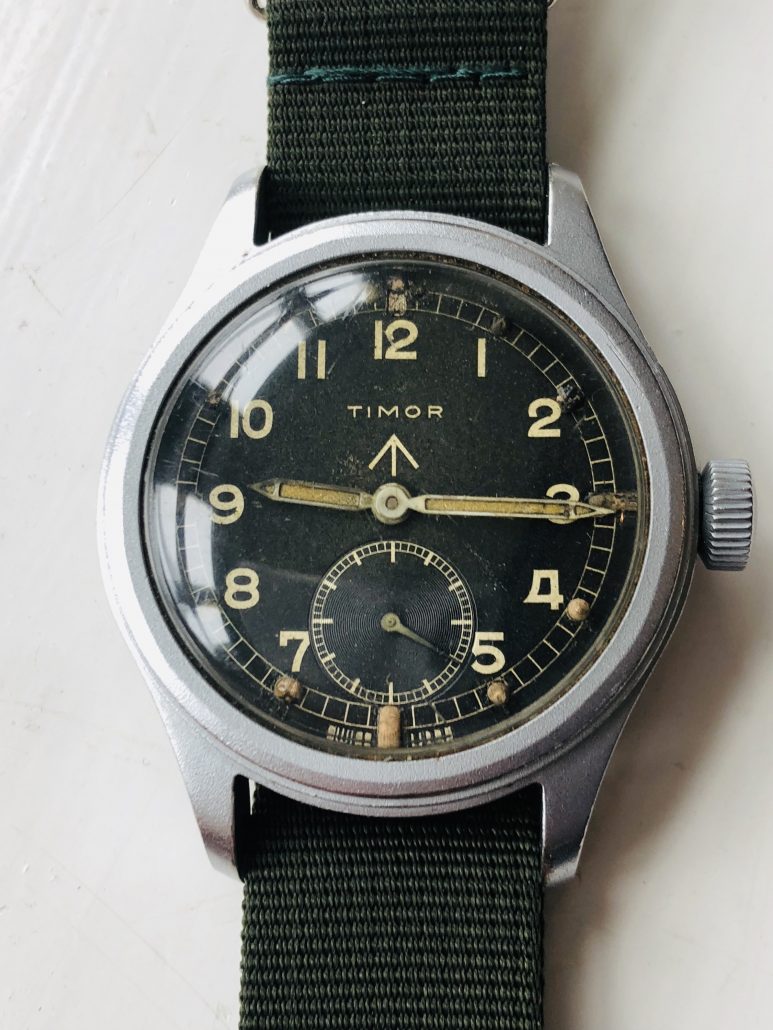 1945 WW2 Rare Original Radium Dial and Hands Timor WWW British Military ...