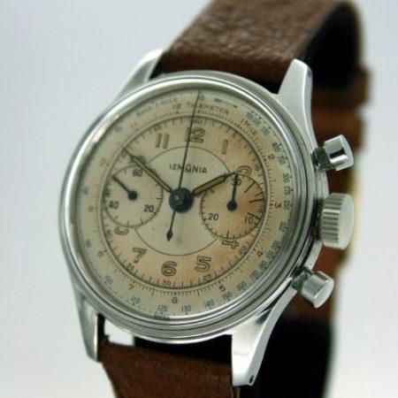 1940s New Old Stock Lemania Cal. 27CH Beautiful Chronograph with ...