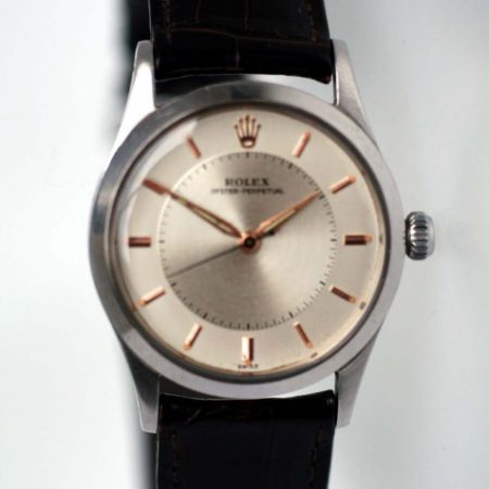 1957 Rolex Oyster Perpetual "Bullseye" Mint 100% Original Condition ...