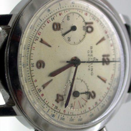 Geneve Beautiful Large Pilot's Chronograph Vintage 1956 All Stainless ...