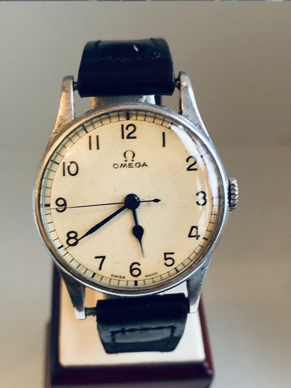 1943 Omega WW2 R.A.F. Pilot’s Watch Cal. 30T2 with 6B/159 Issue ...