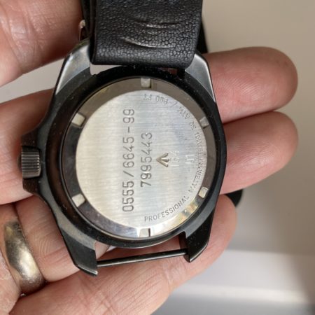 2001 CWC SBS Diver’s Watch Issued to a Royal Marine Member of the ...