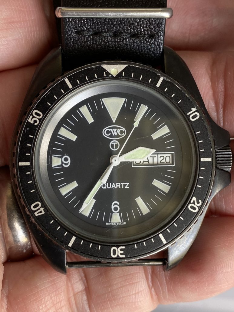 2001 CWC SBS Diver’s Watch Issued to a Royal Marine Member of the ...