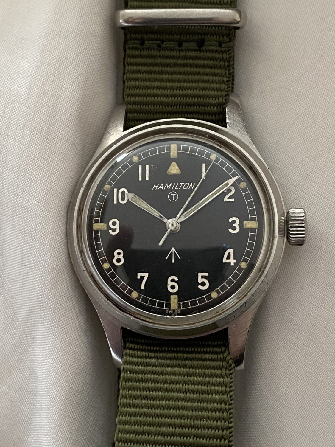 1967 Hamilton 6B-9614045 H-67 Hacking “Mark XI” RAF Military Pilot’s Watch