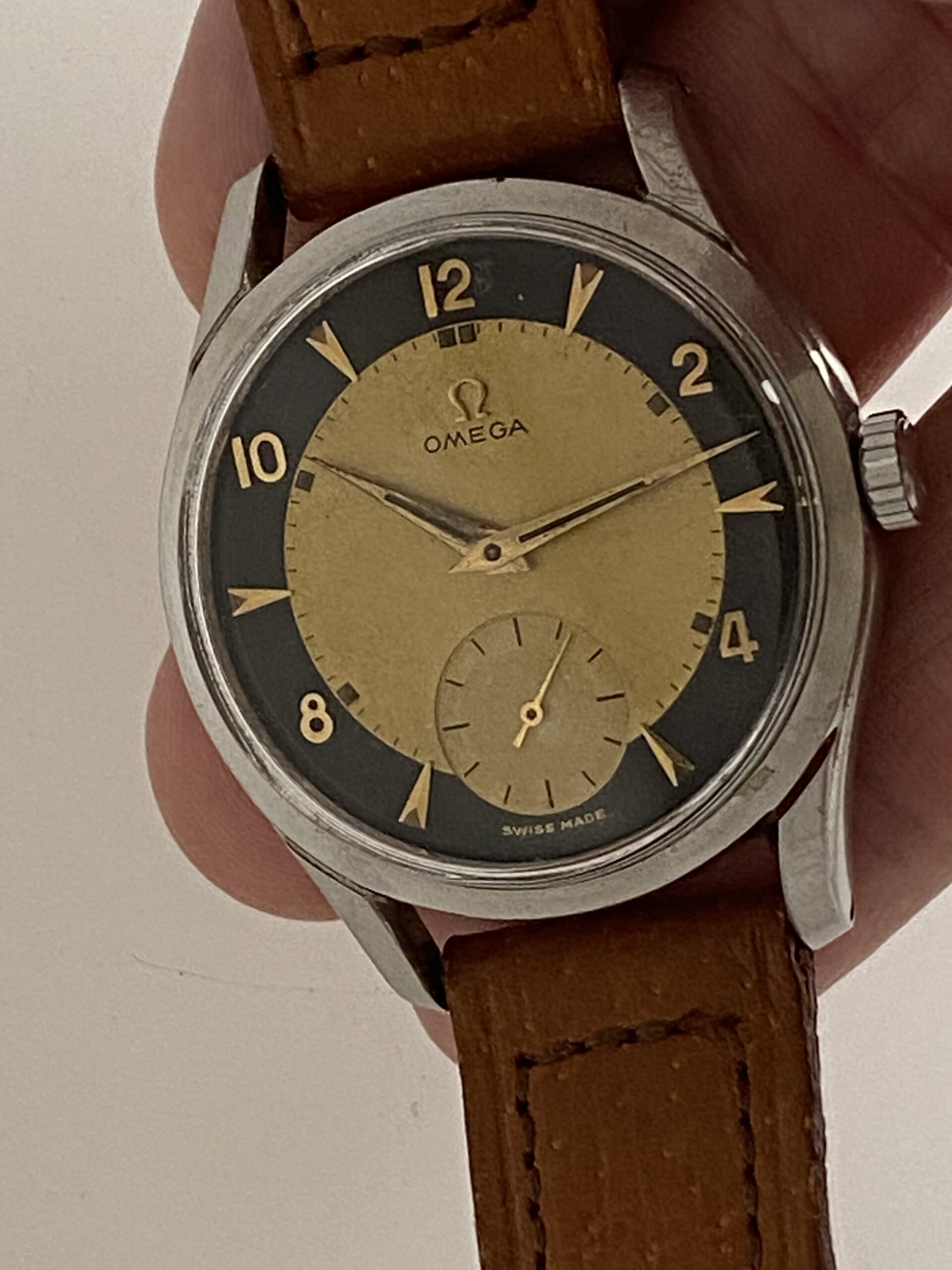 1952 Omega Jumbo Case ref. 2639 Manual Winding cal. 265 with Very Rare ...