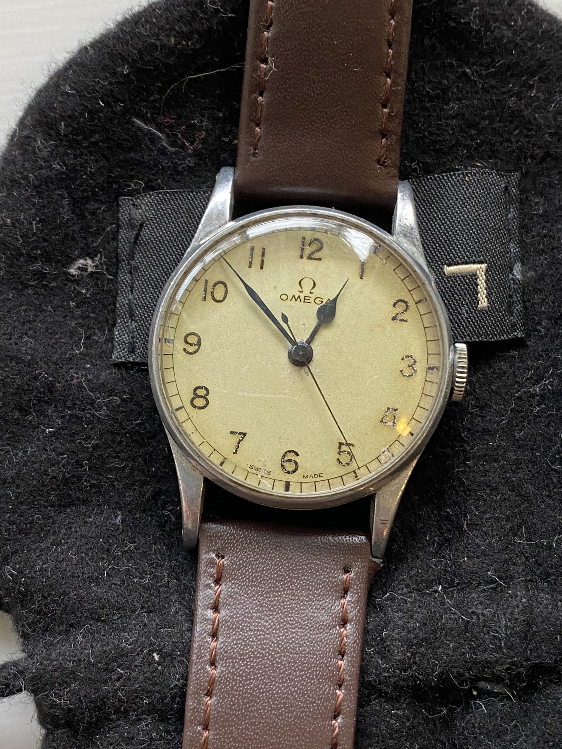 Rare 1943 Omega HS8 Fleet Air Arm British Military Issued WW2 Pilot’s ...