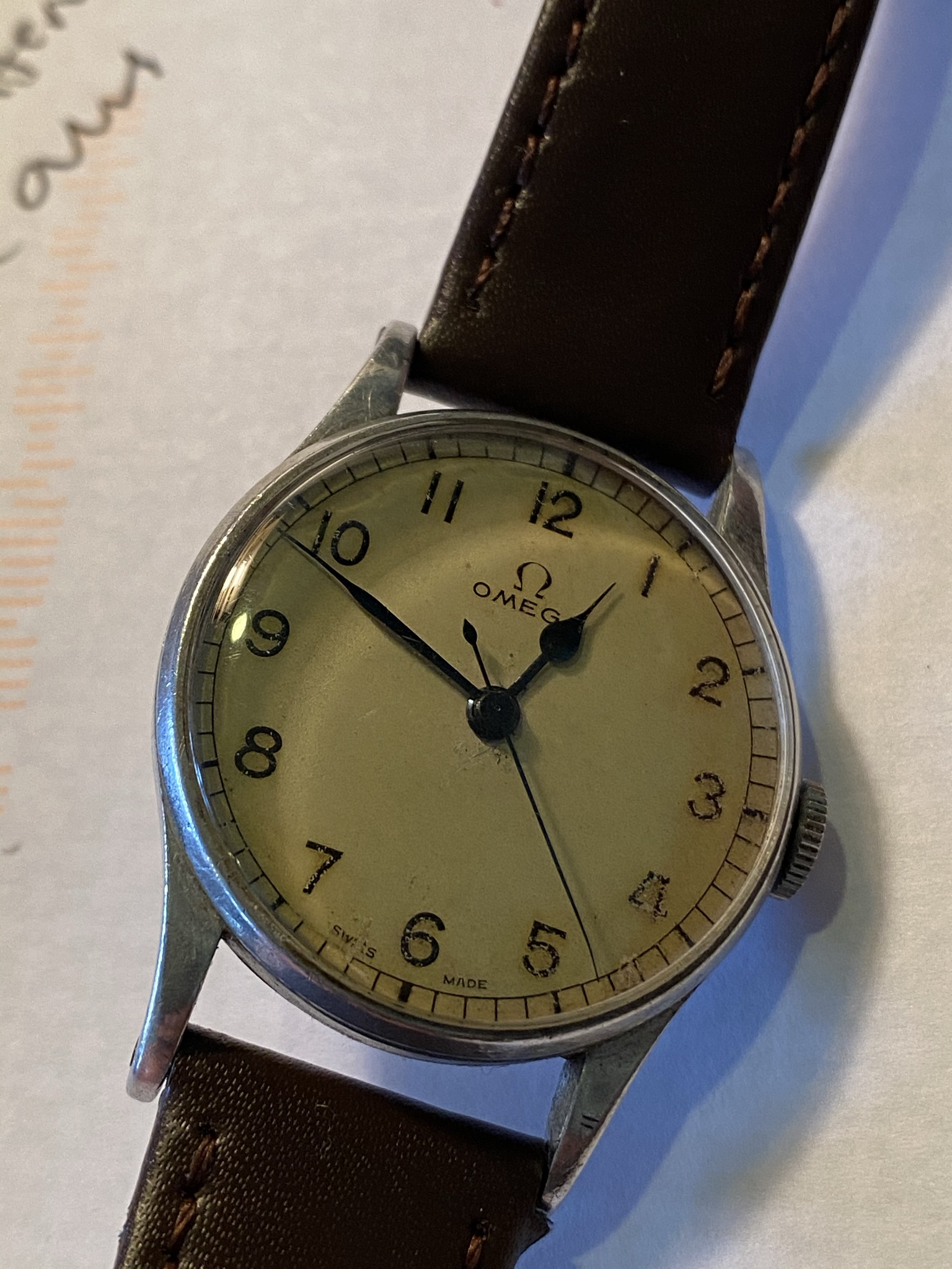 Rare 1943 Omega HS8 Fleet Air Arm British Military Issued WW2 Pilot’s ...