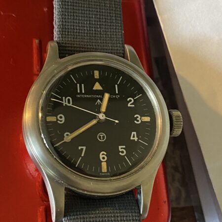 1952 IWC Mark 11 6B/342 RAF Pilot’s Watch with Rare “Hooked 7” Dial and ...