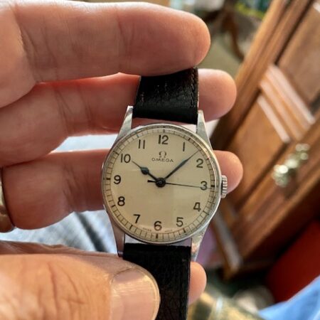1943 Omega WW2 Spitfire Pilot’s Watch RAF Issued 6B/159 Superb Example ...