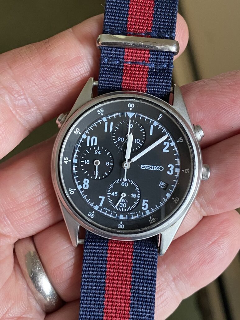 Very Rare 1994 Seiko Royal Navy Military Chronograph Non-Luminous ...