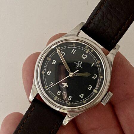 1953 Omega RAF 6B/542 Issued “Fat Arrow” Pilot’s 2777-1 Watch Lovely ...