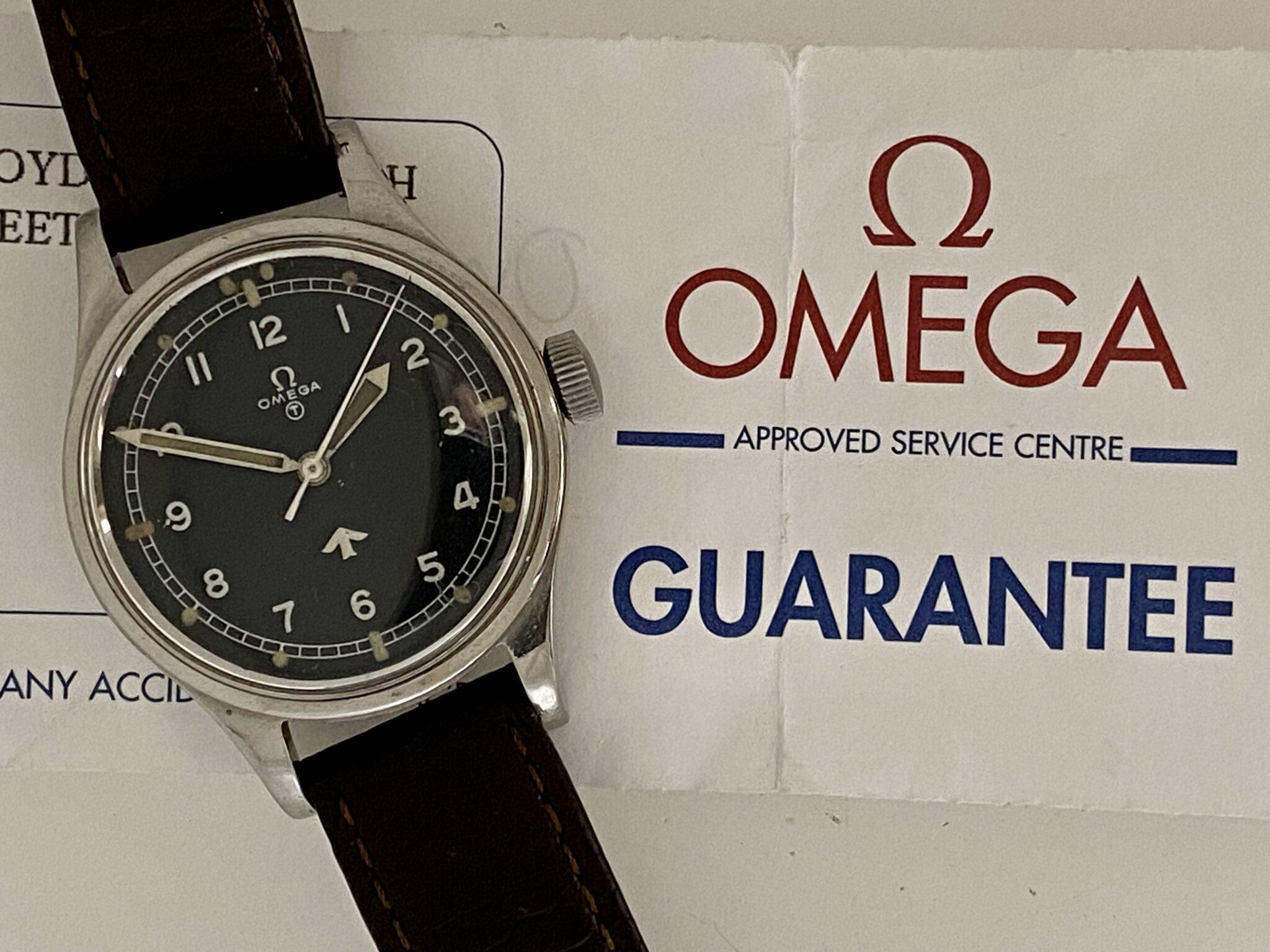 1953 Omega RAF 6B/542 Issued “Fat Arrow” Pilot’s 2777-1 Watch Lovely Example Top Condition ...