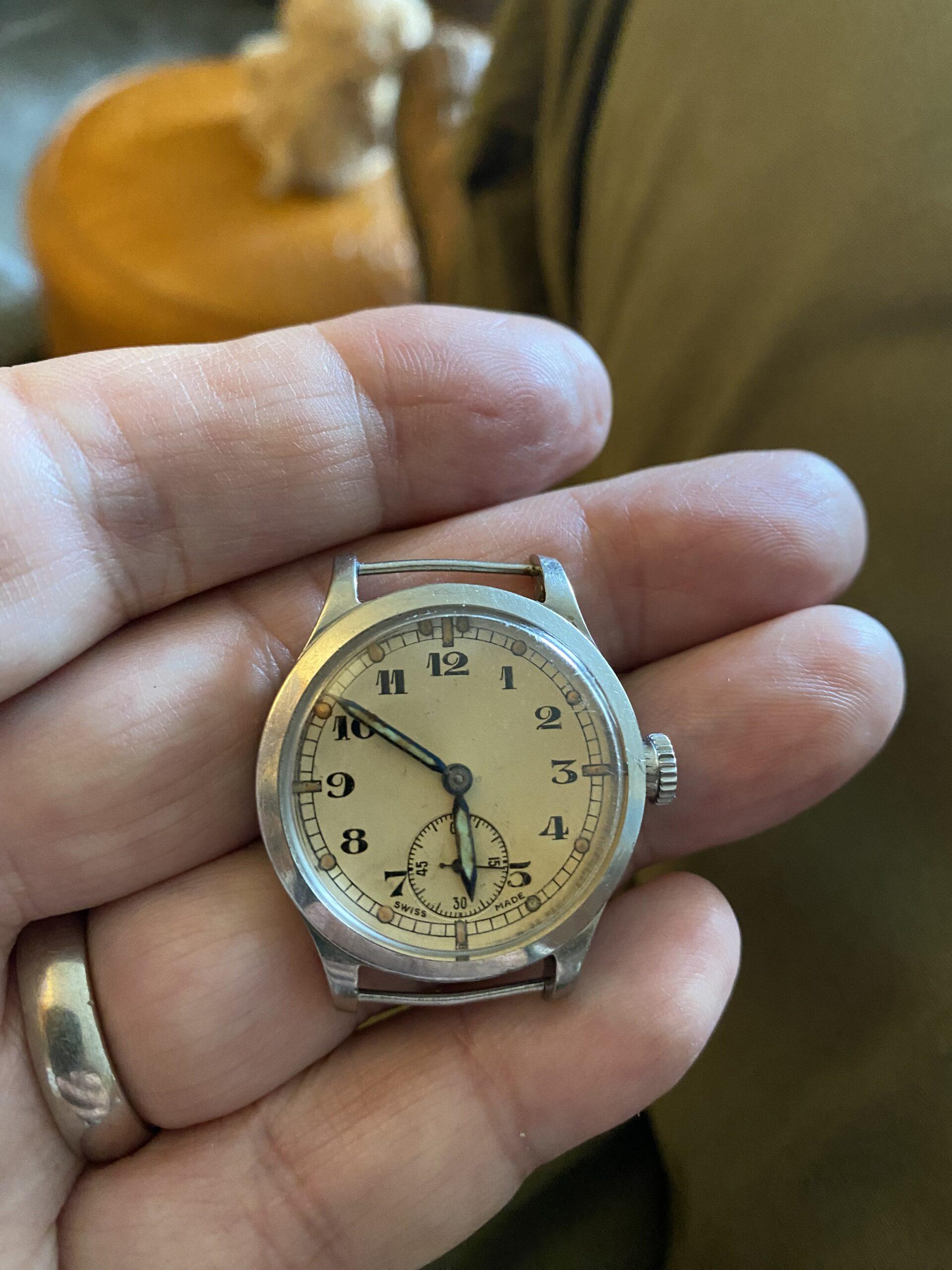 Rare 1940’s ATP WW2 Revue Thommen (Vertex) A.T.P. Rare All Steel Case ...
