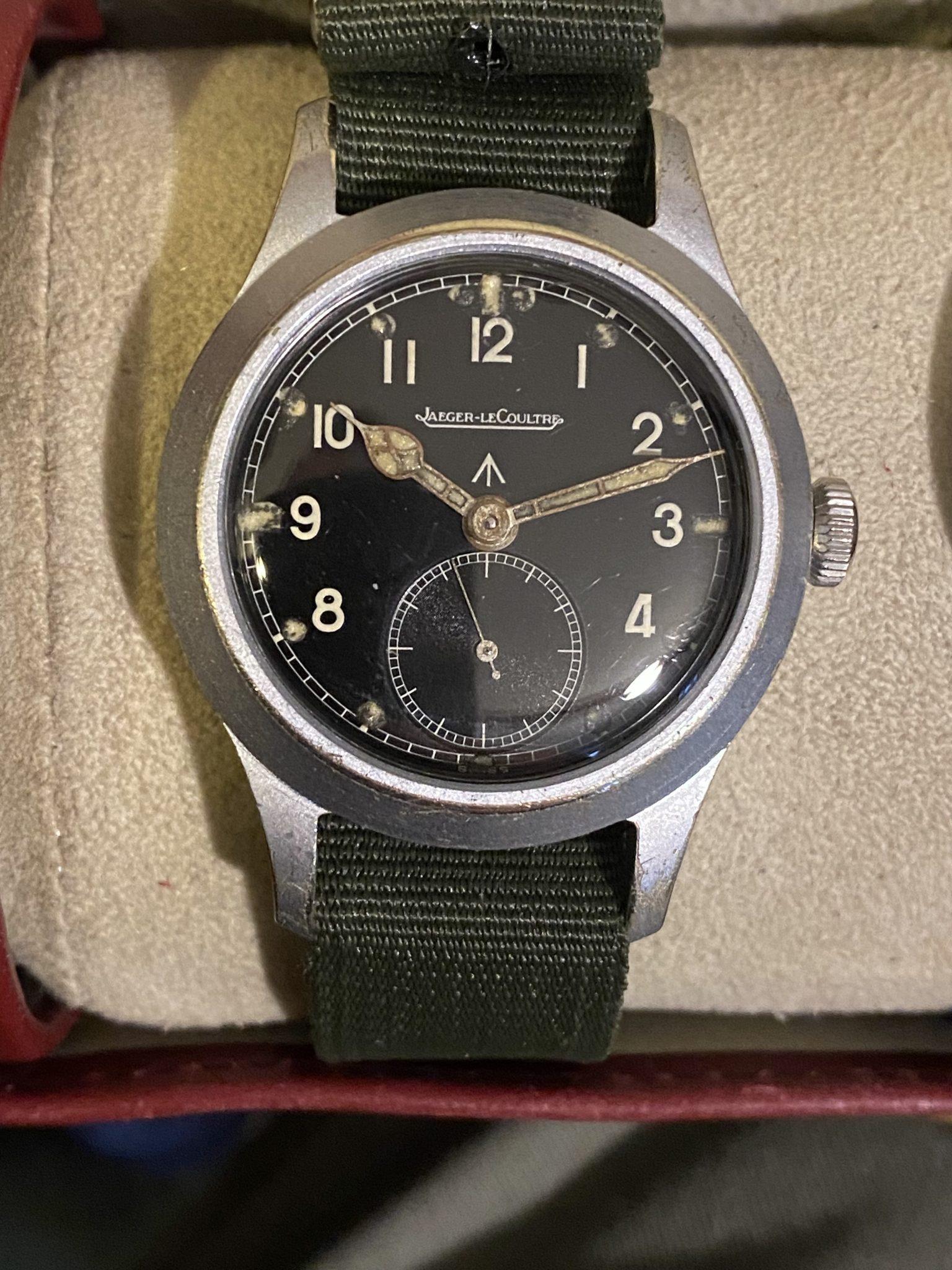 1945 WW2 Jaeger LeCoultre “Dirty Dozen” British Military Wristwatch ...