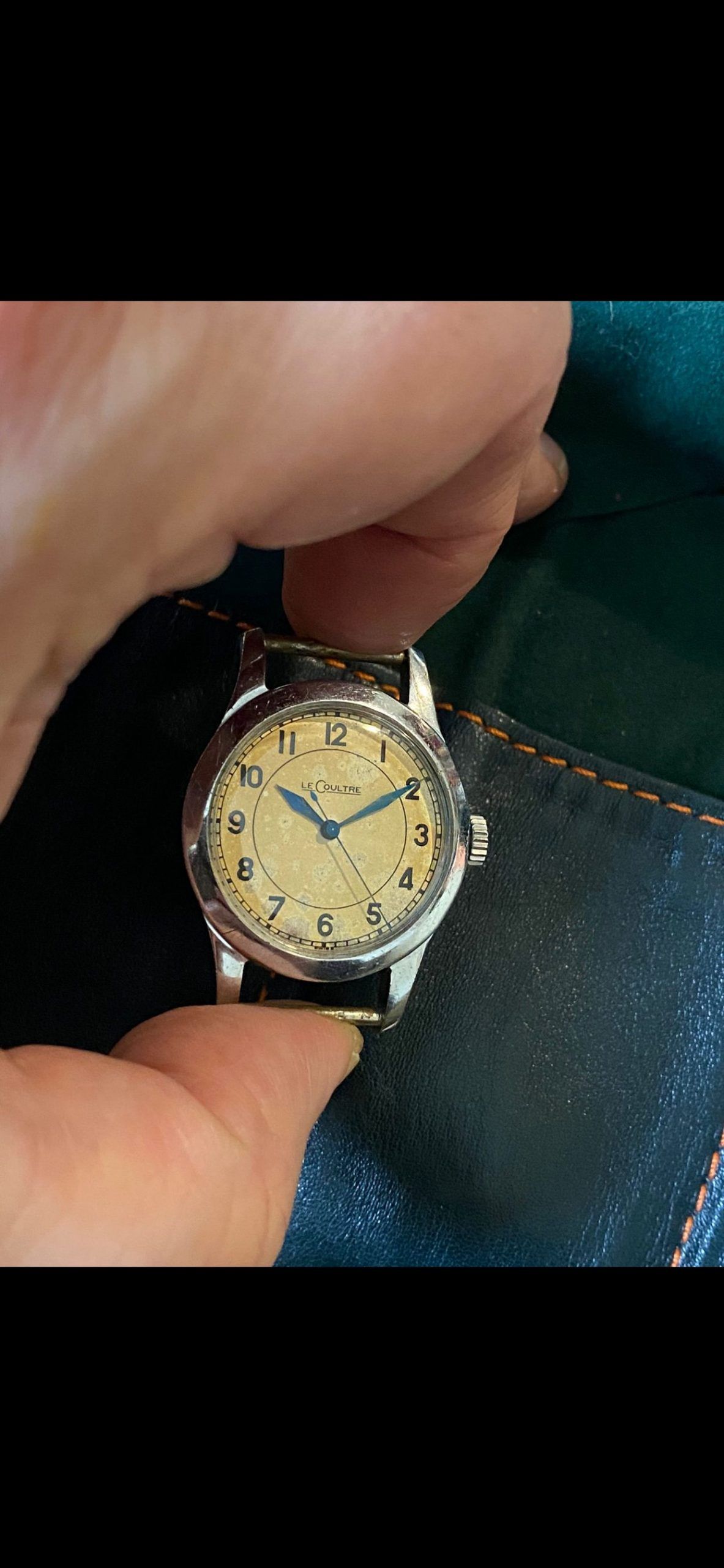 1940’s Jaeger LeCoultre RAF Pilot’s Watch Military Issue Numbers 6B/159 ...