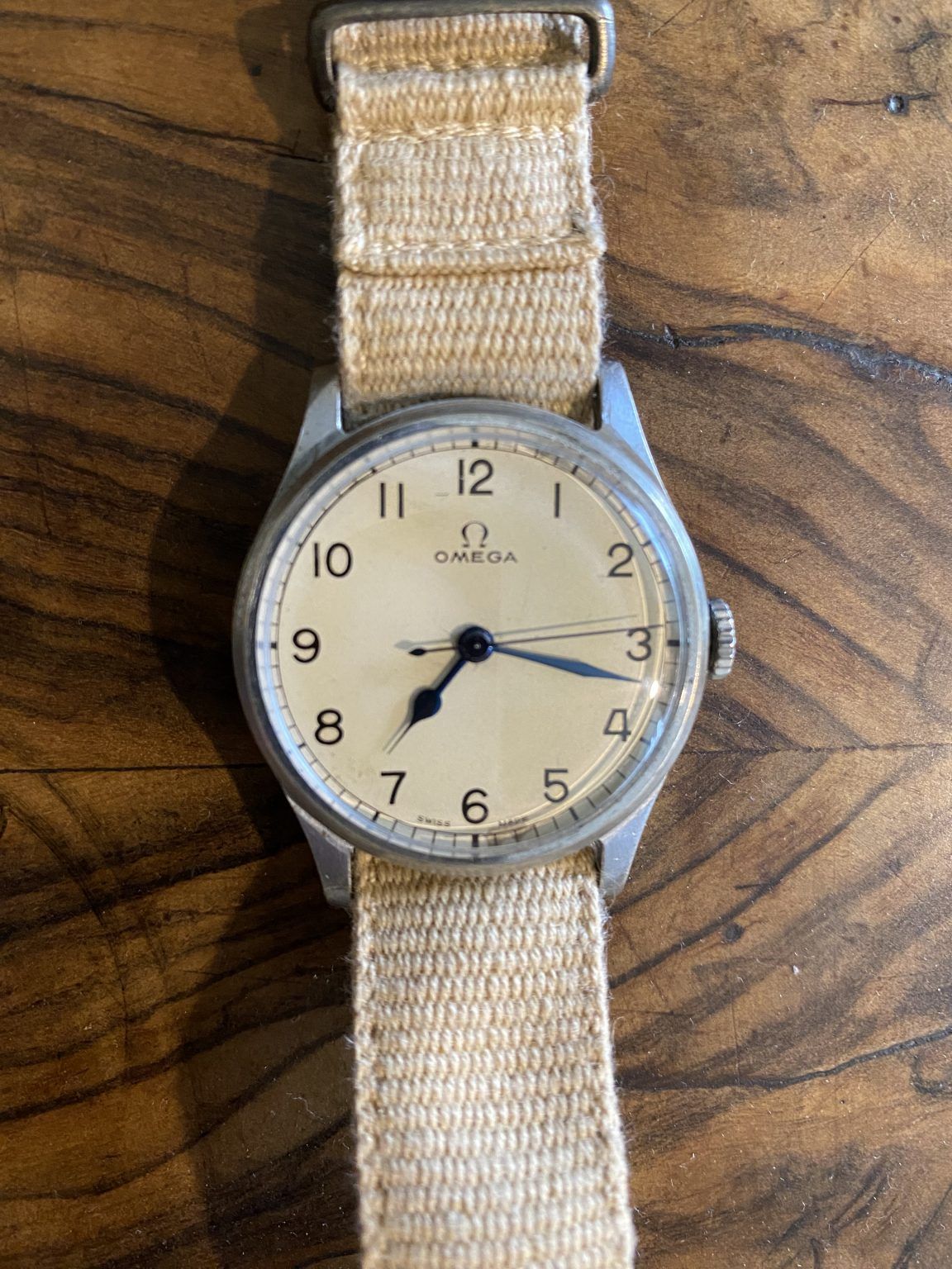 1943 Omega HS8 Fleet Air Arm Navy Pilot's Watch