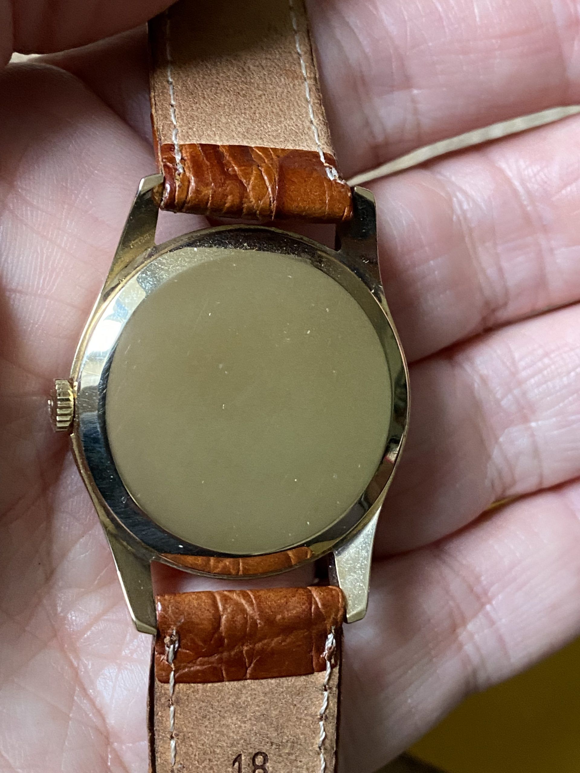 1960 Omega Solid Gold Dress Watch in Dennison Case in Stunning Mint ...